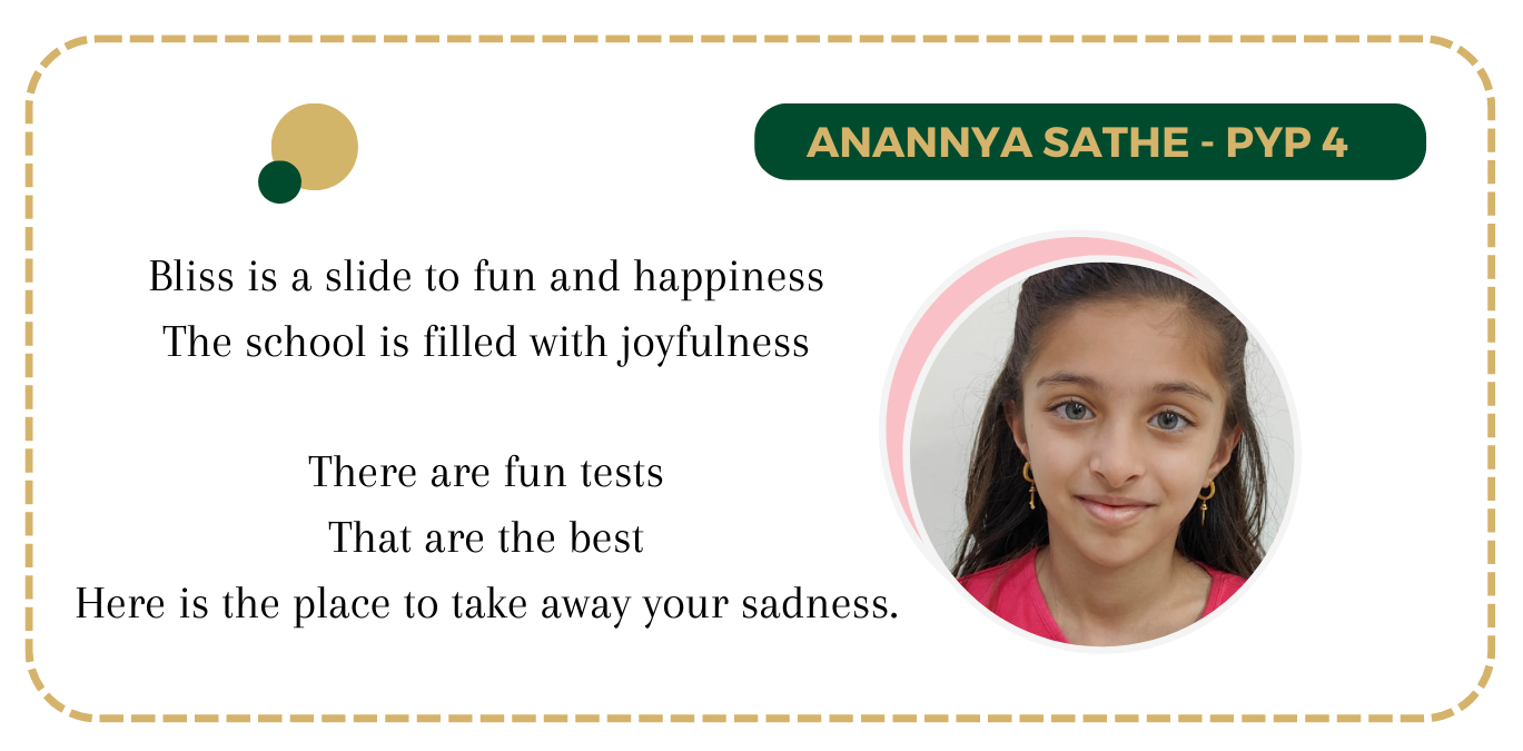 Student contribution - BLISS INTERNATIONAL SCHOOL